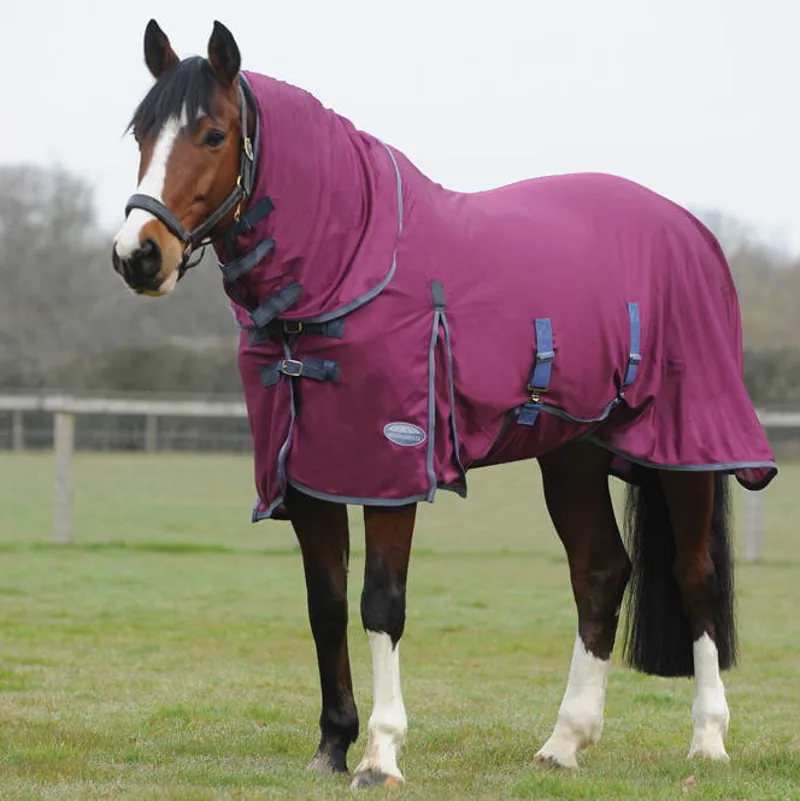 Weatherbeeta Airflow Combo Fly Sheet - Magenta/Grey