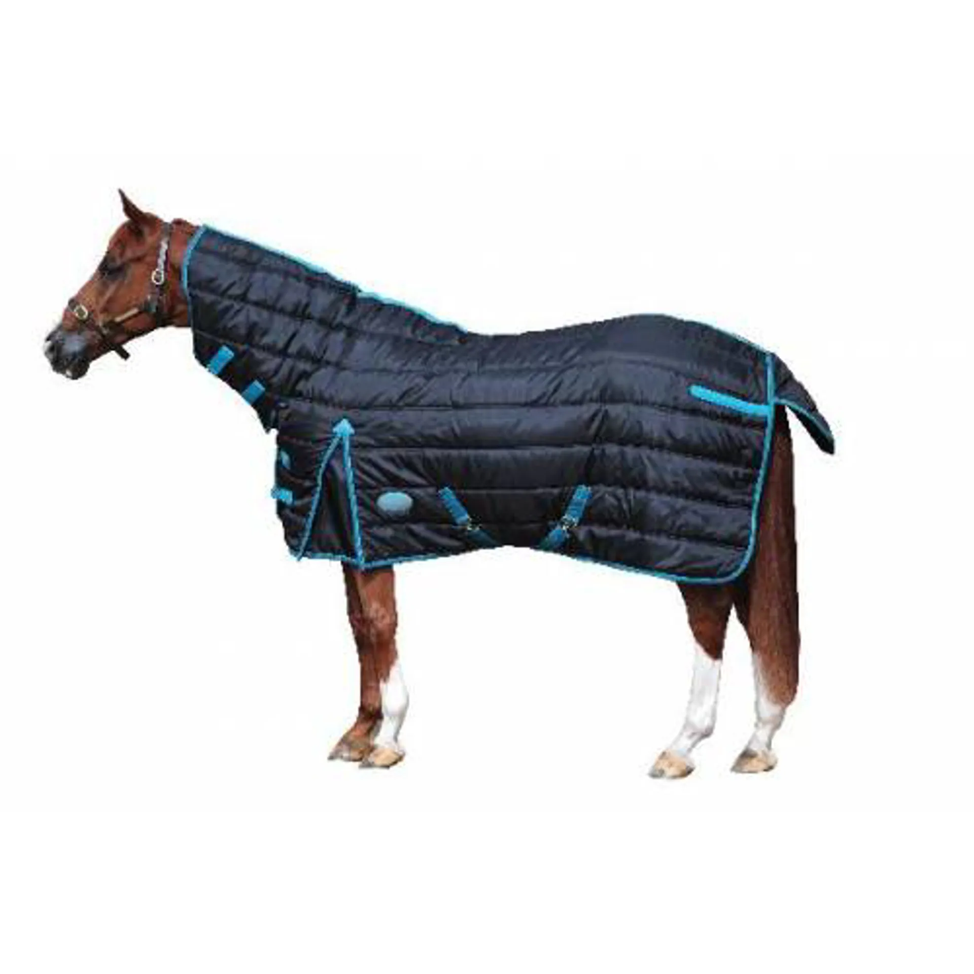 Weatherbeeta Belmont Heavy Fixed Neck Combo Stable Rug 360g - Black ...