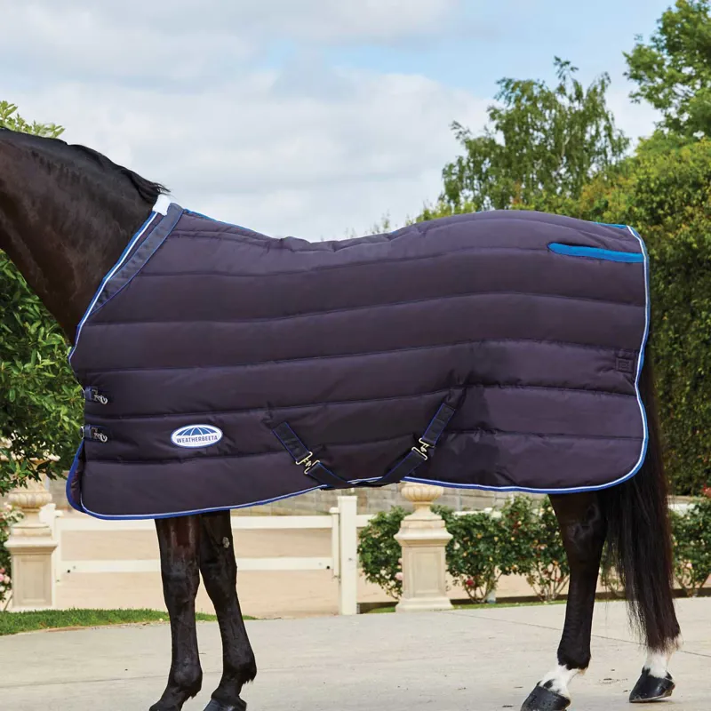 Weatherbeeta 600D Channel Medium Standard Stable Rug - Charcoal