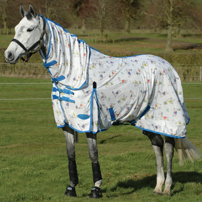 WeatherBeeta ComFiTec Essential Mesh II Combo Fly Rug - Llama Pri