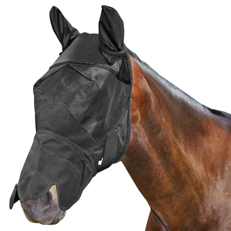 Weatherbeeta Fly Mask with Nose - Black