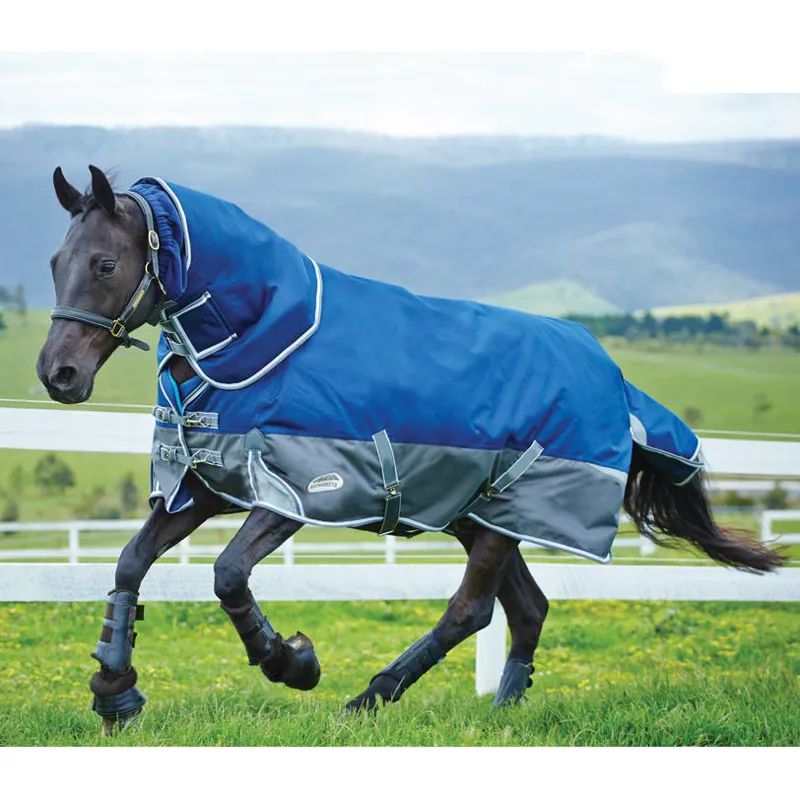 Weatherbeeta Freestyle 1200 Detach-A-Neck 220g Rug - Navy/Grey/White