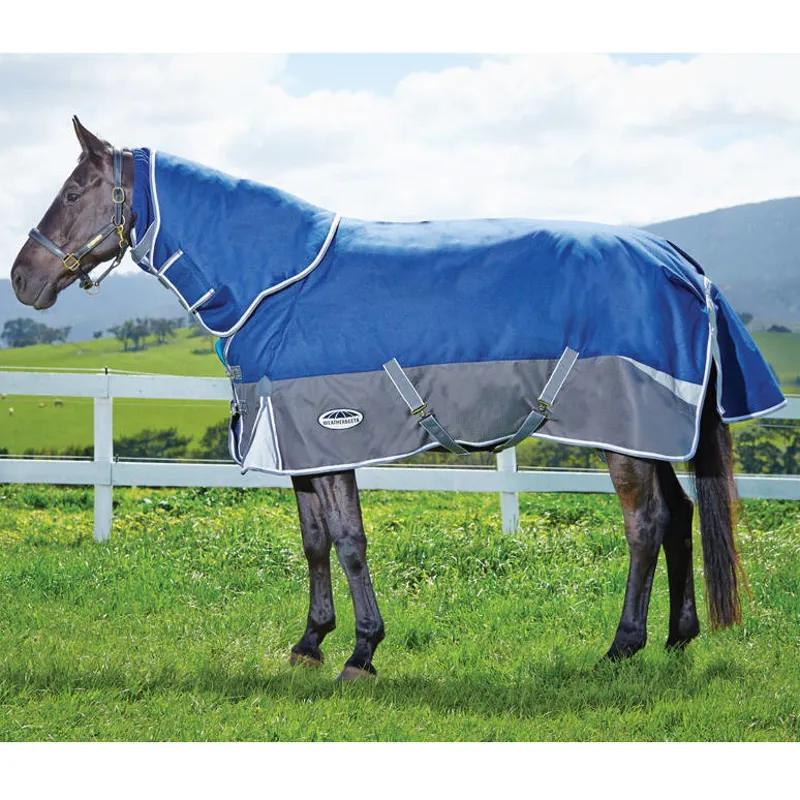 Weatherbeeta Freestyle 1200 Detach-A-Neck 220g Rug - Navy/Grey/White