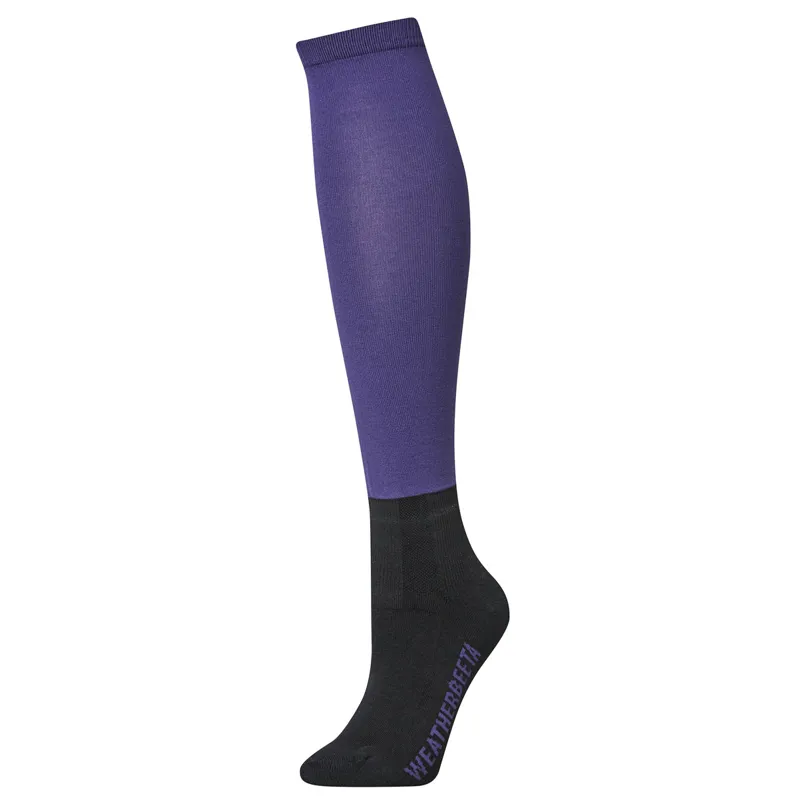 WeatherBeeta Prime Stocking Tall Riding Socks - Violet