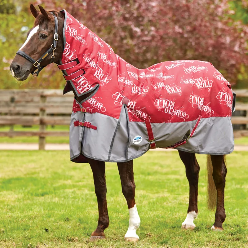 WeatherBeeta Rocky 220g Combo Neck Turnout - Ruby Born to Roll