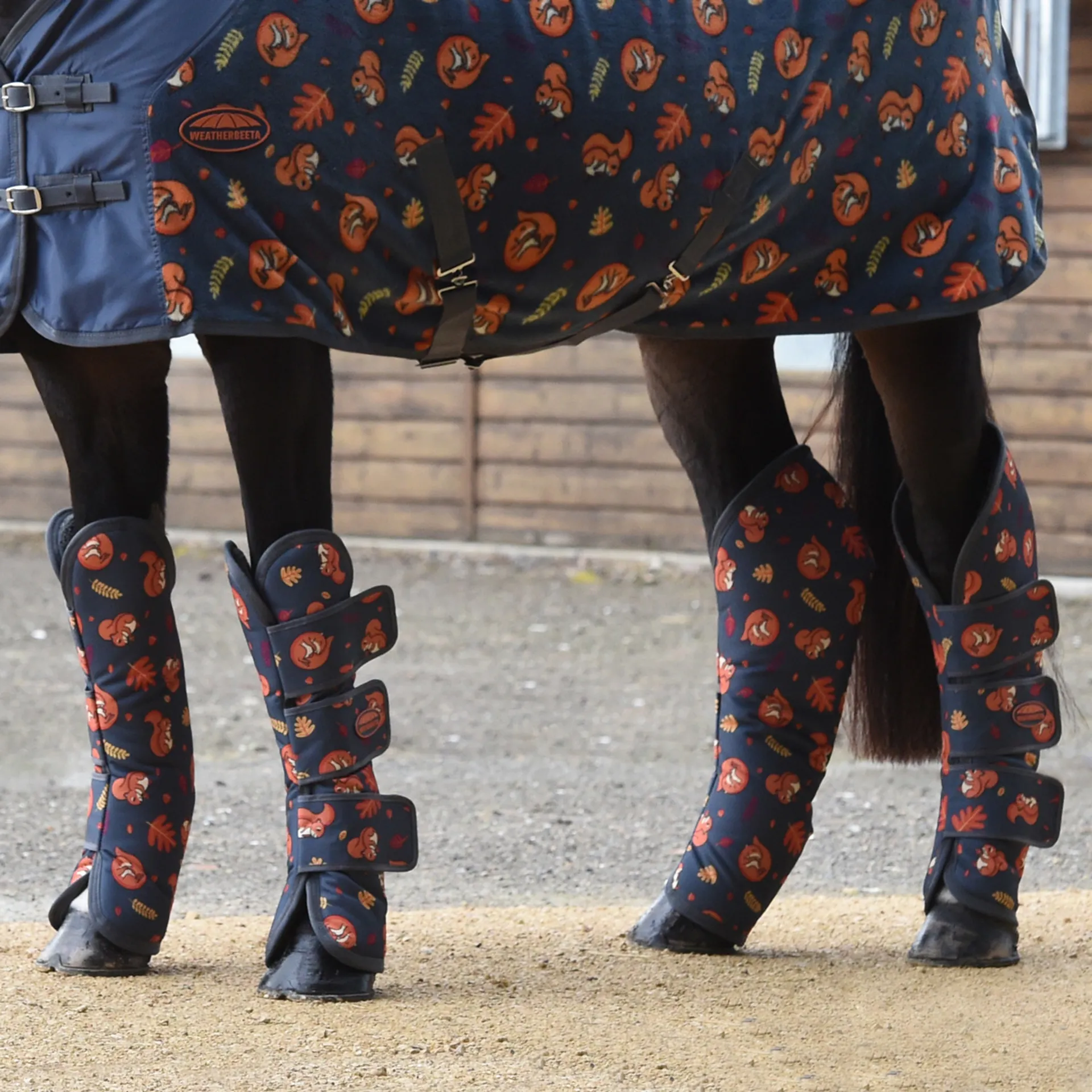 WeatherBeeta Wide Tab Travel Boots - Squirrel Print