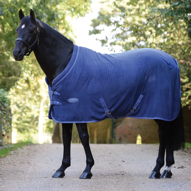 WeatherBeeta Cozi-Dri Standard Neck Fleece Rug - Blue/Grey