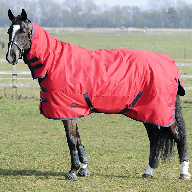 Weatherbeeta Genero Lightweight 0g Combo Turnout Rug - Red/Navy