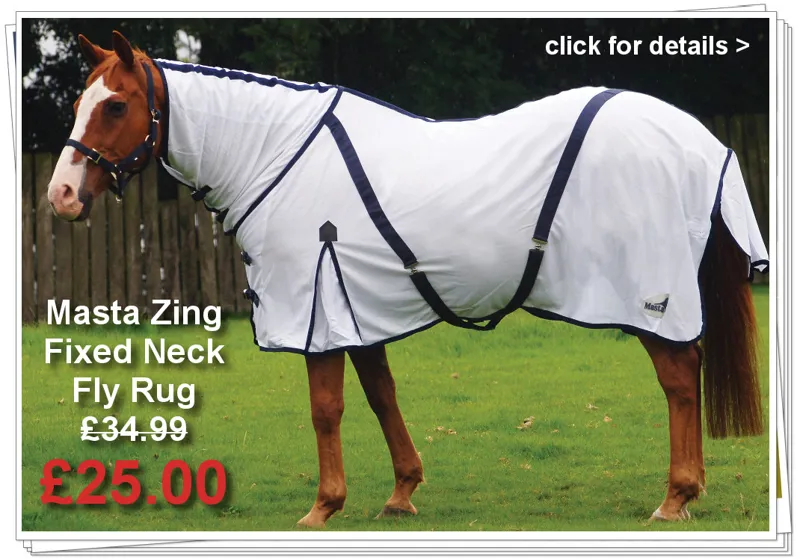 Masta Zing Fixed Neck Combo Fly Rug - White